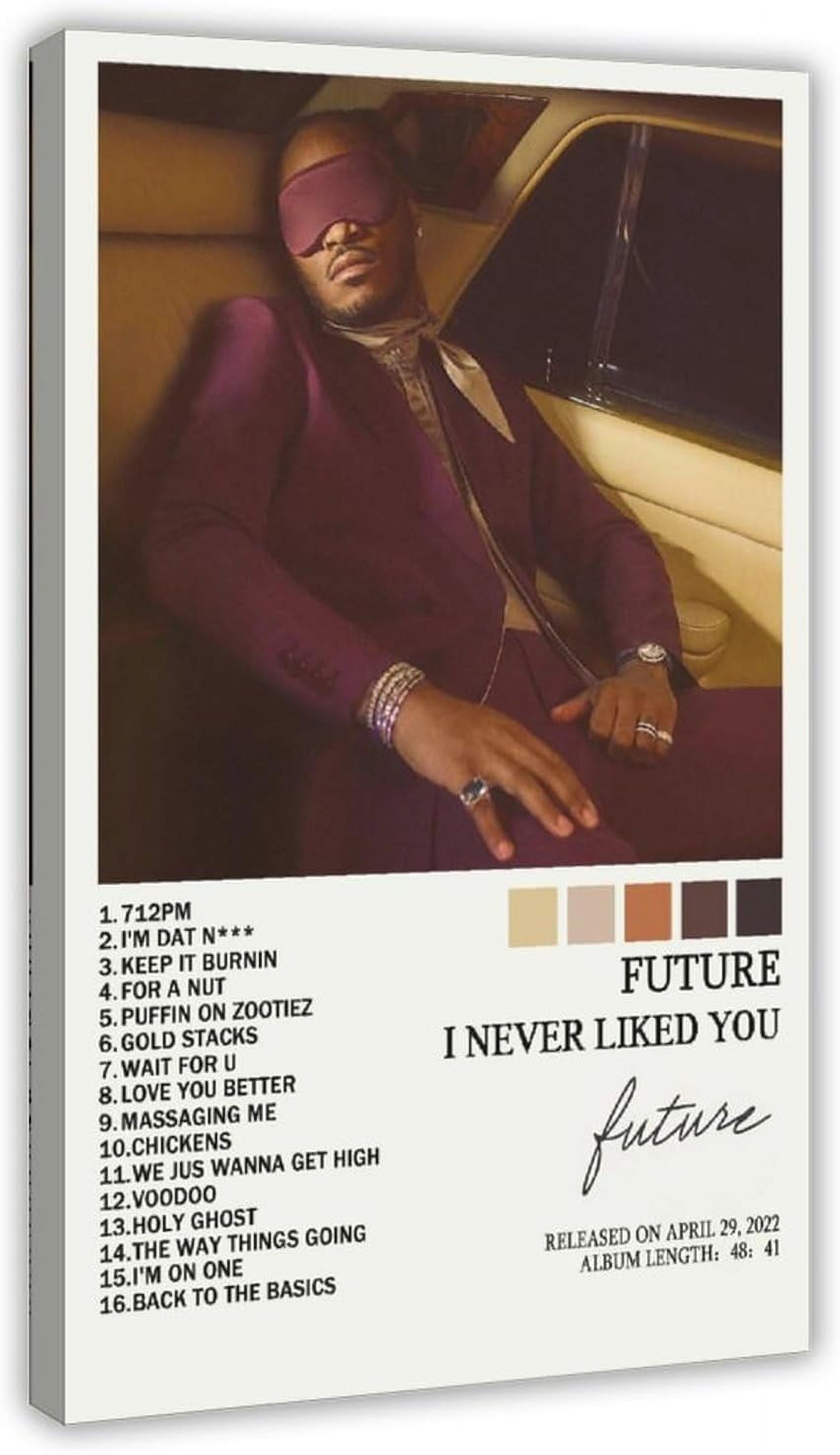 THUMPRO Future Album Cover Poster HNDRXX Canvas Poster Bedroom Decor ...