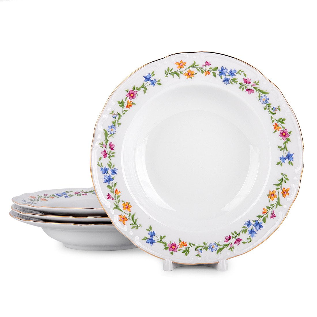THUN Deep Plate Pasta Bowl Dinnerware Provence Flowers Porcelain Soup ...
