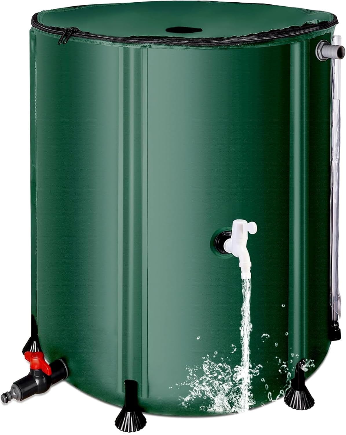 THUNDERBAY 53 Gallon Collapsible Rain Barrel, Portable Rain Barrels to ...