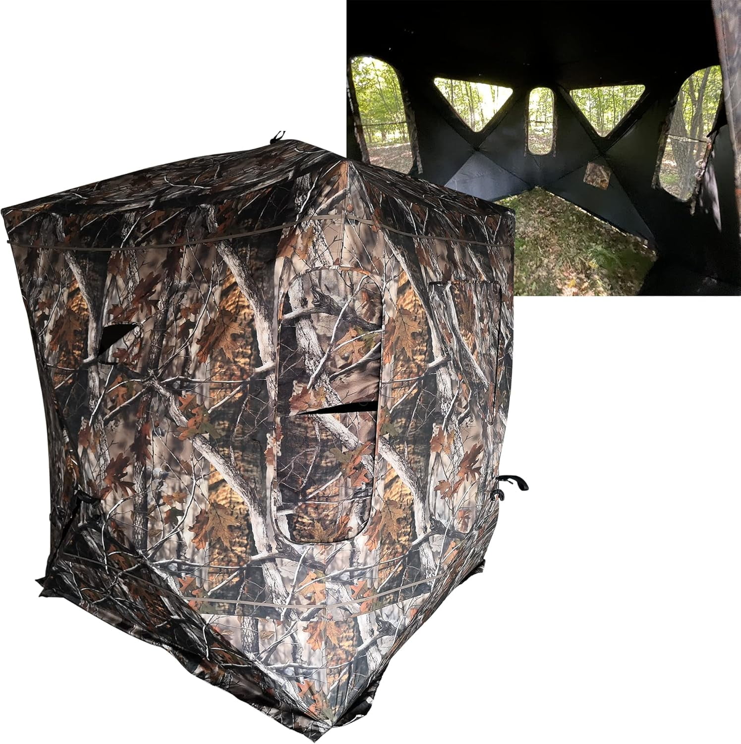THUNDERBAY SPUR Collector 2-4 Person Hunting Blind, Portable Ground ...