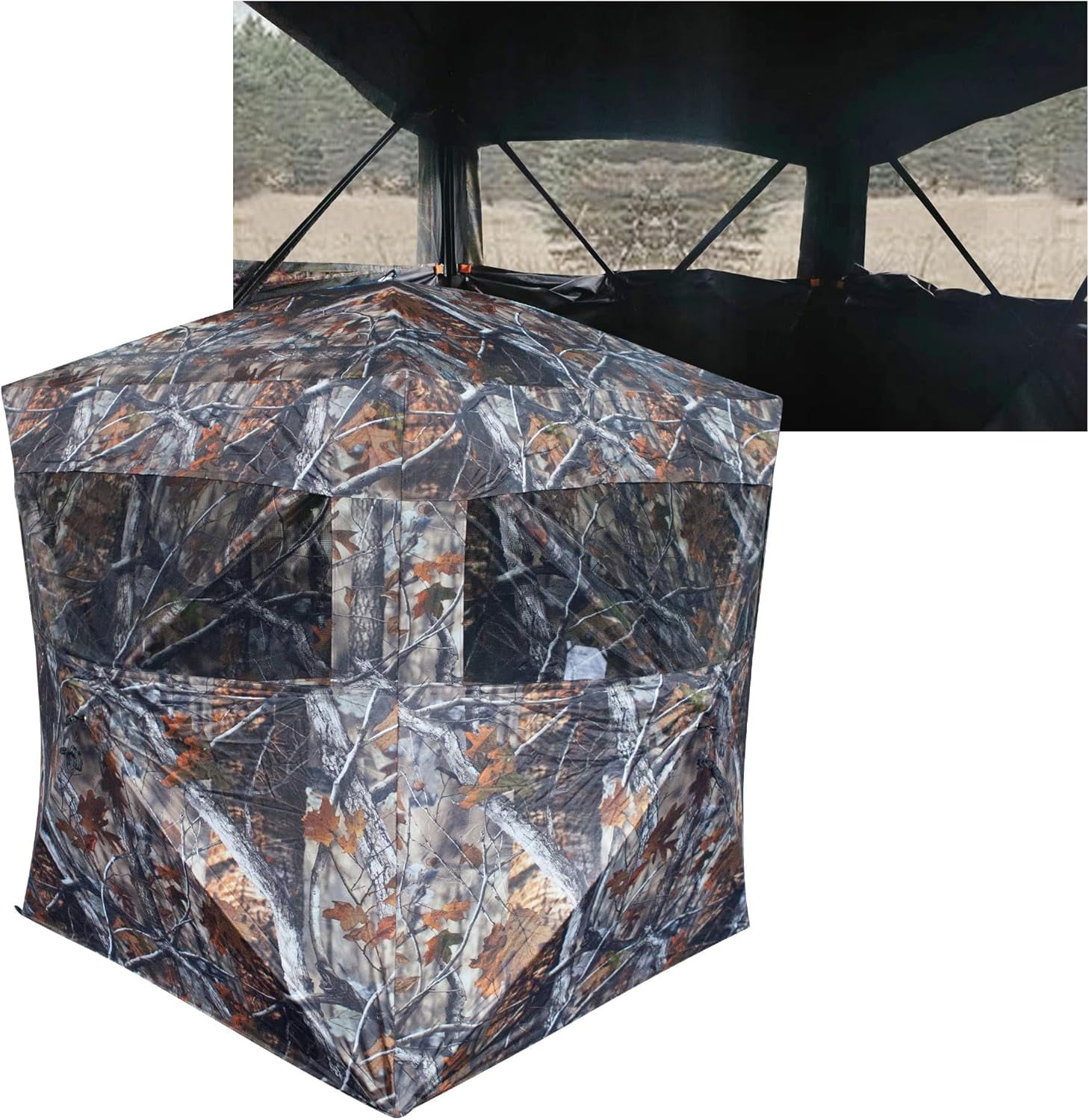 THUNDERBAY SPUR Collector 2-4 Person Hunting Blind, Portable Ground ...