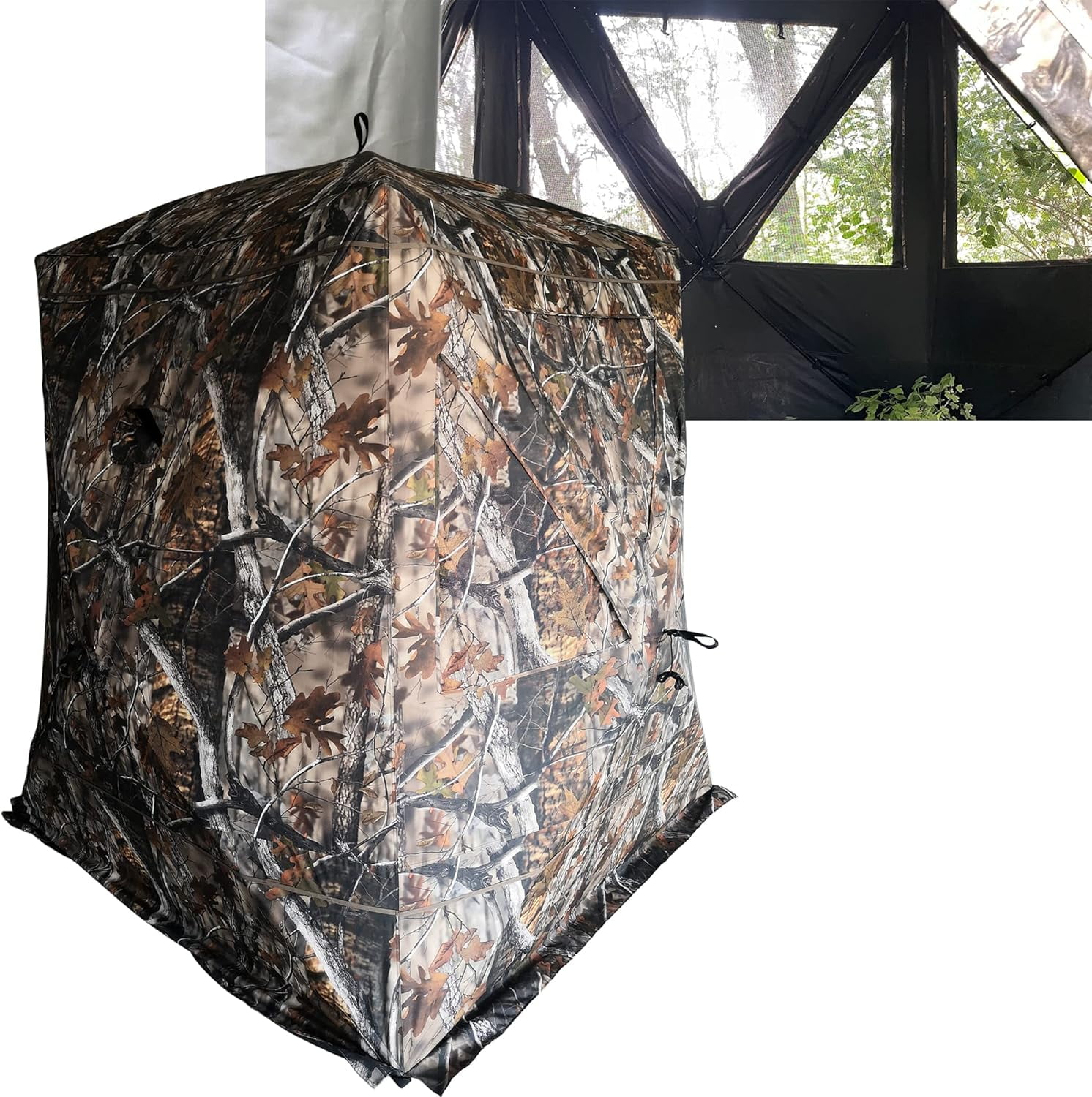 THUNDERBAY SPUR Collector 2-4 Person Hunting Blind, Portable Ground ...