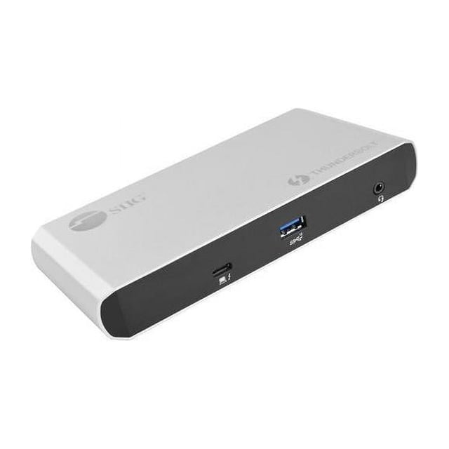 SIIG Thunderbolt 3 Dual DP 4K Video Docking Station JUDK0C11S1 ...