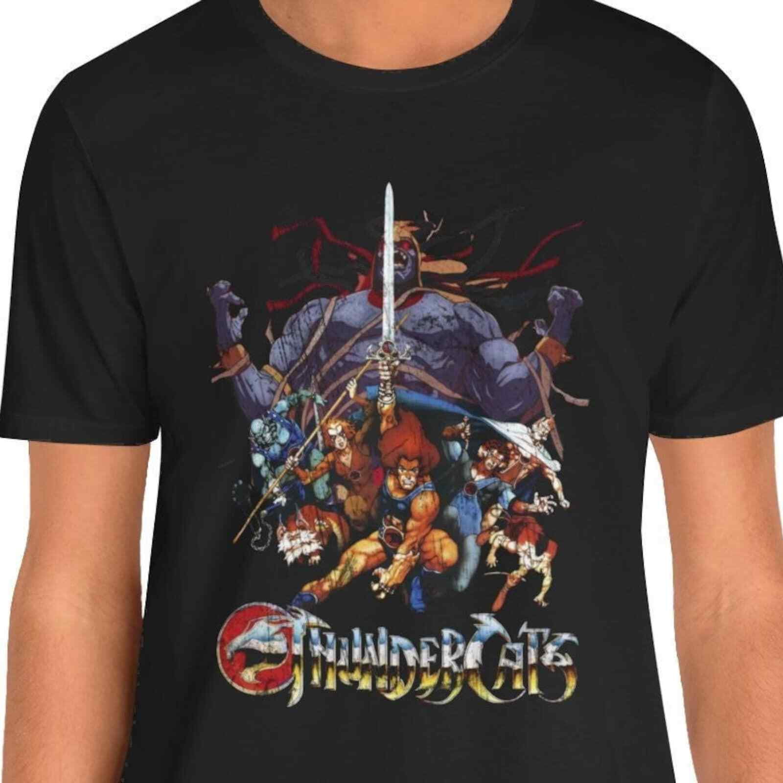 THUNDERCATS Tshirt T-shirt T shirt Vintage Aesthetic Tee 1980s Retro ...