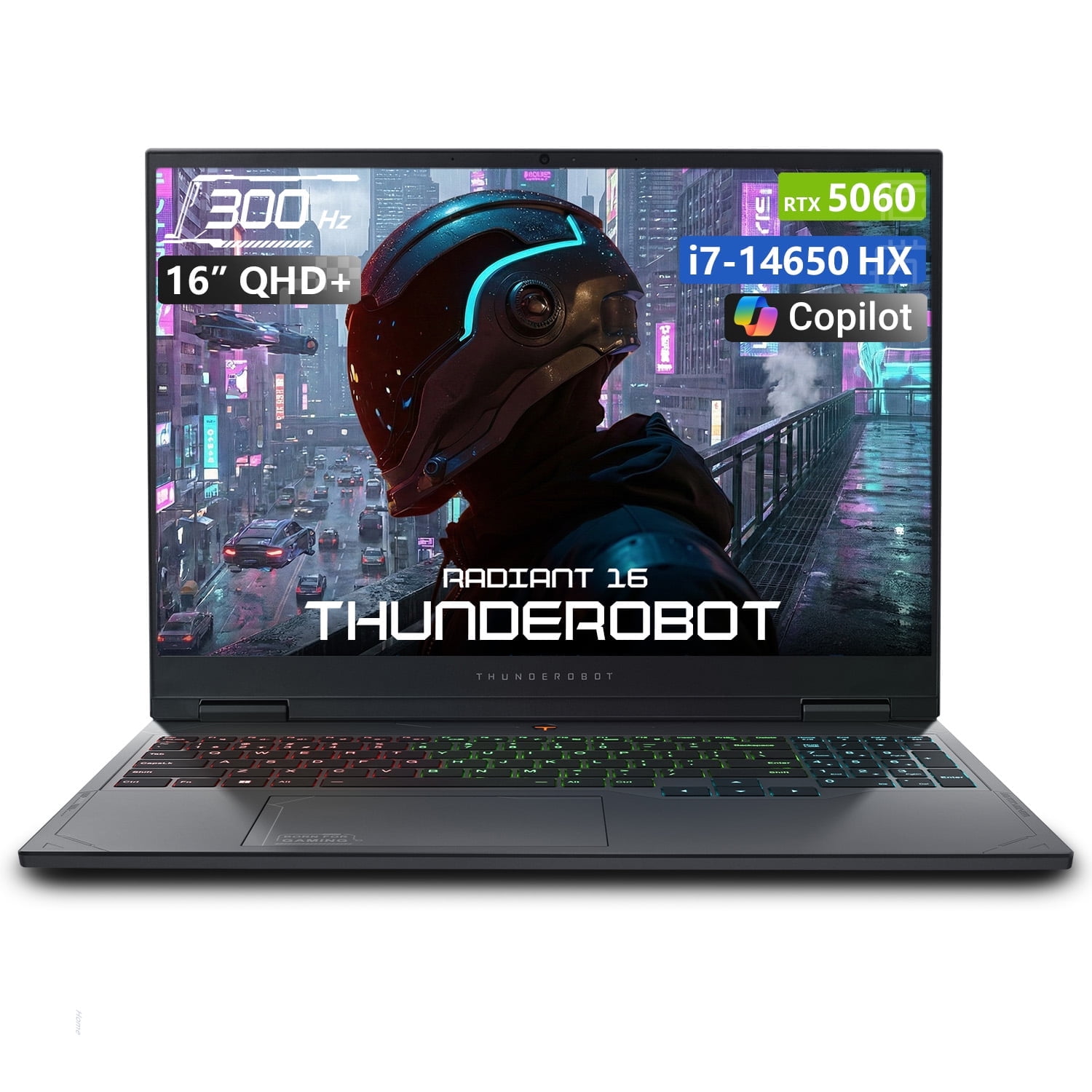 THUNDEROBOT Radiant 16 Gaming Laptop, 16" QHD+ 300Hz, Core i7-14650HX ...