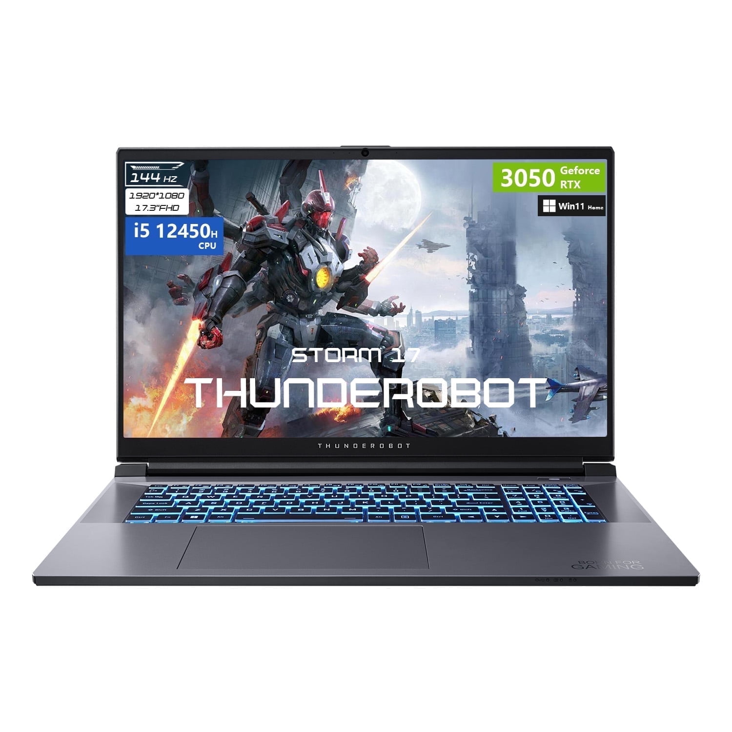 Thunderobot Storm 17 Gaming Laptop, 17.3" FHD 144Hz, Core i5-12450H ...