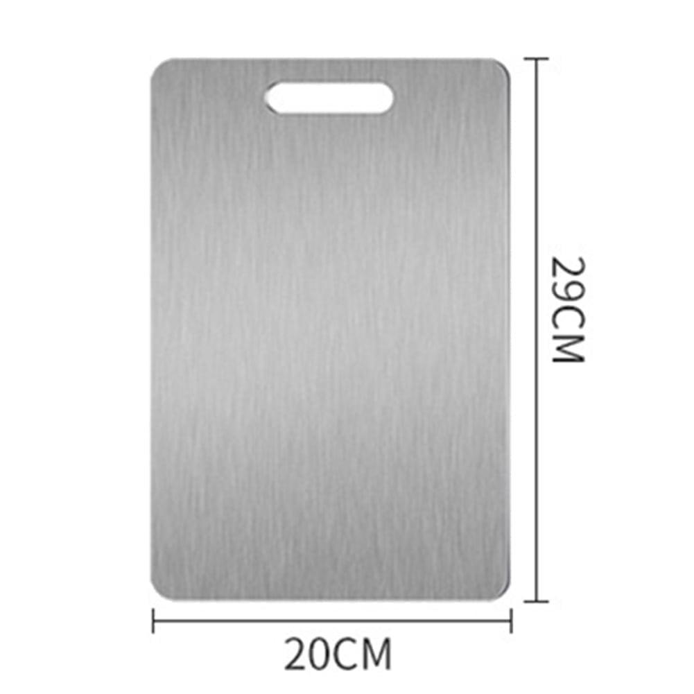 THWXA 1pcs Stainless Steel Reversible Cutting Board, 8 x 11.5 x 1 ...