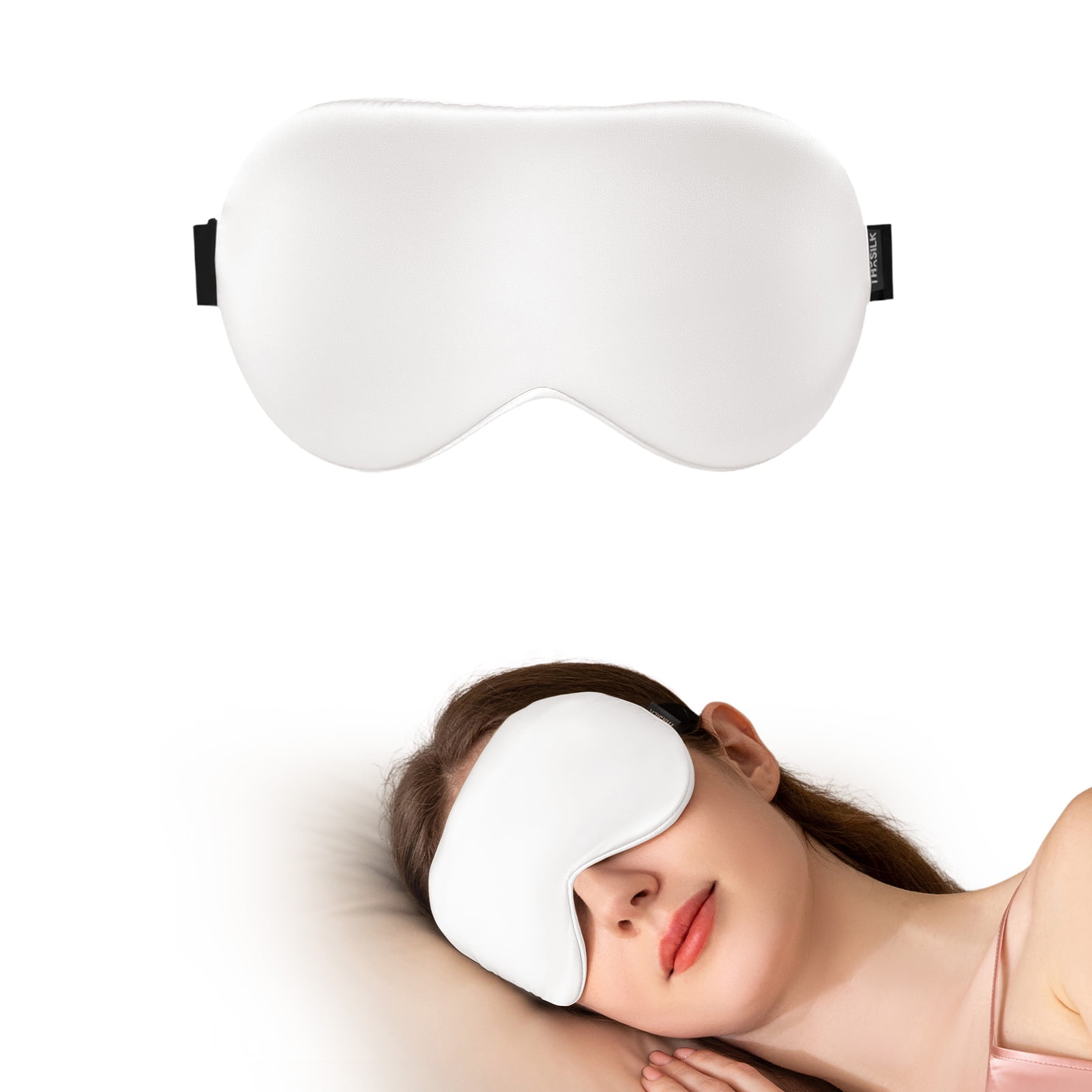 THXSILK Sleep Mask, 100% Pure Mulberry Silk, Night Eye Shade with ...