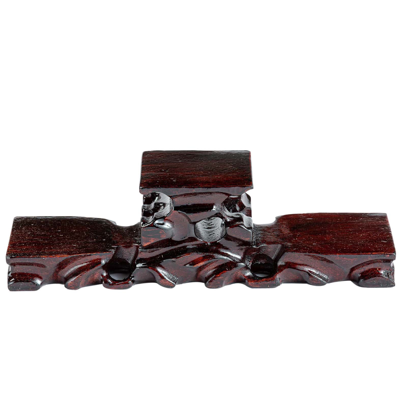 THY COLLECTIBLES Oriental Rosewood 3-Plant Stand, Small Plant Stand for ...