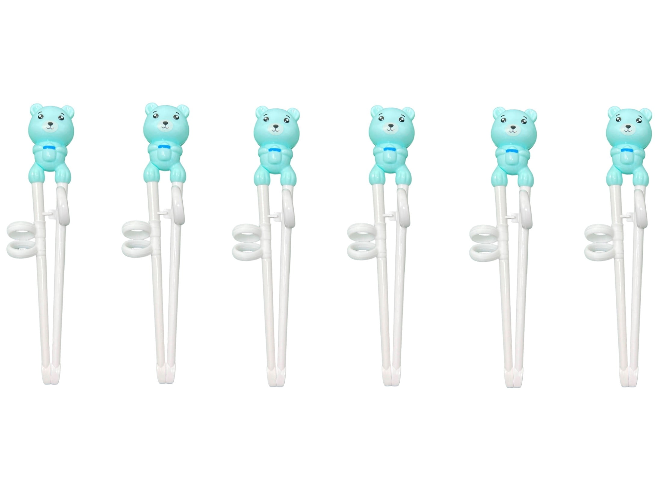 THY Collectibles Pack of Bear Shaped Reusable Training Chopsticks for ...