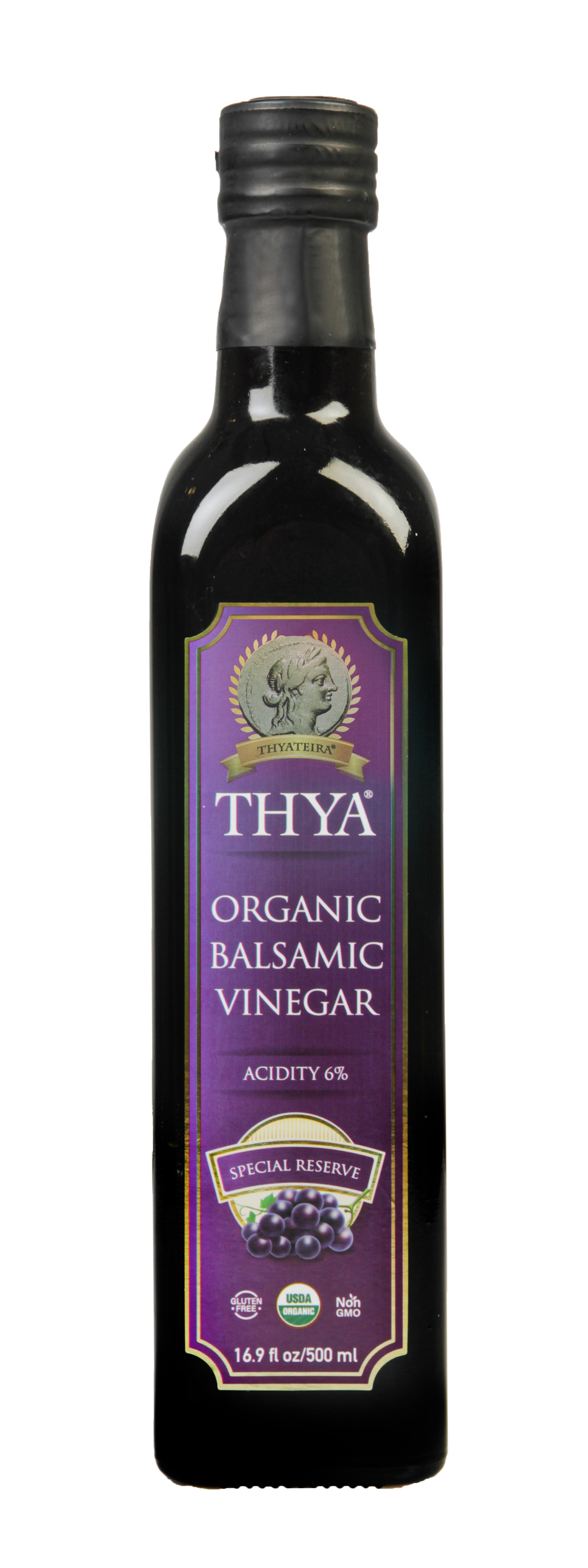 THYA Organic Balsamic Vinegar 16.9 fl Oz (500 ml) - Walmart.com