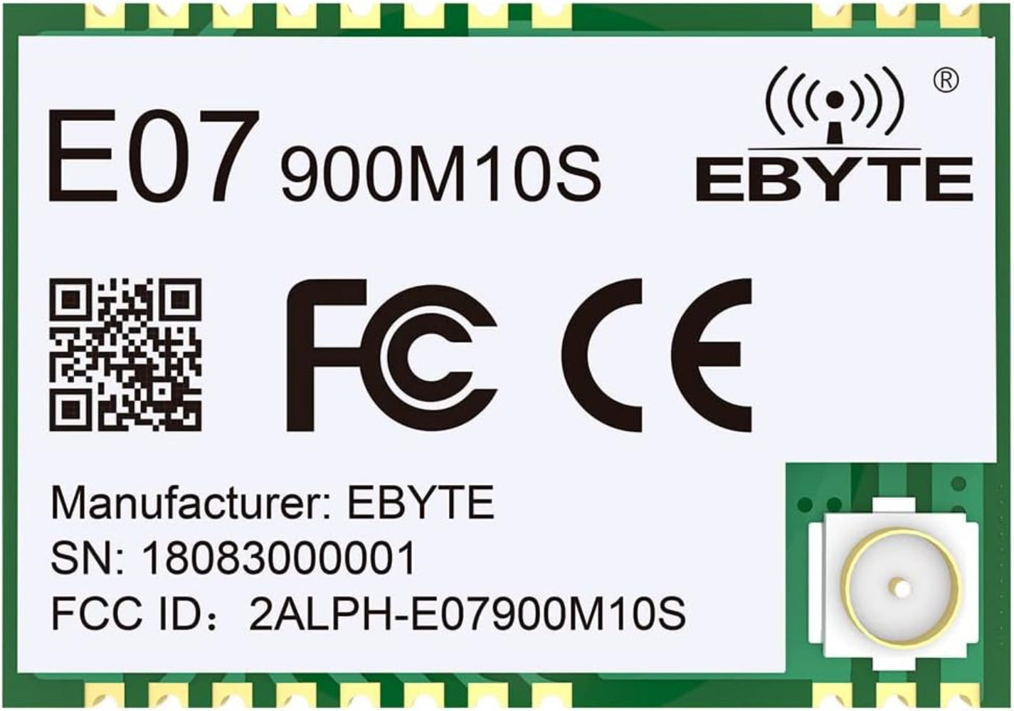 TI CC1101 Wireless 868Mhz 915Mhz RF Module Long Range 1.5km IPEX/Stamp ...