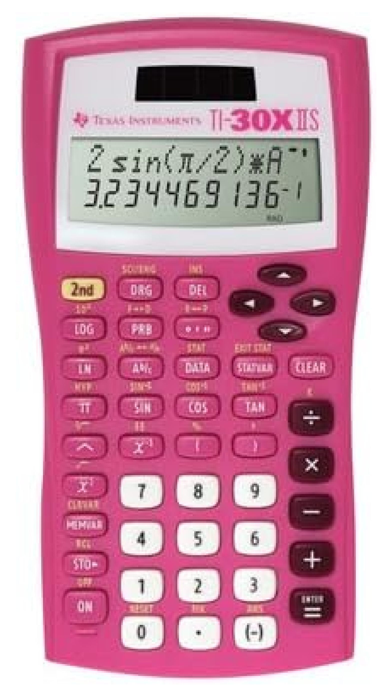 TI30XIISPINK - Description : TI-30XIIS Scientific Calculator, - TI ...