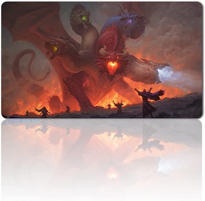 TIAMAT - Gaming Mouse pad TCG Playmat, Rubber Anti-Slip Base MTG ...
