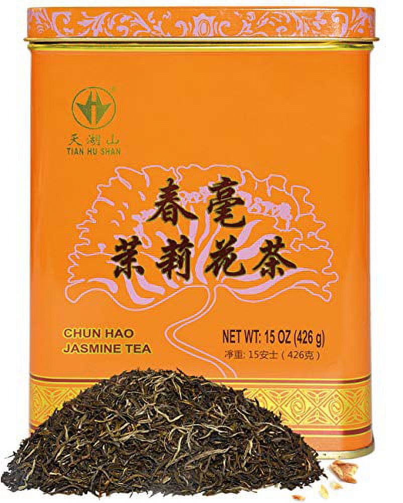 TIAN HU SHAN Premium Jasmine Green Tea Loose Leaf 15 Ounce (426g ...