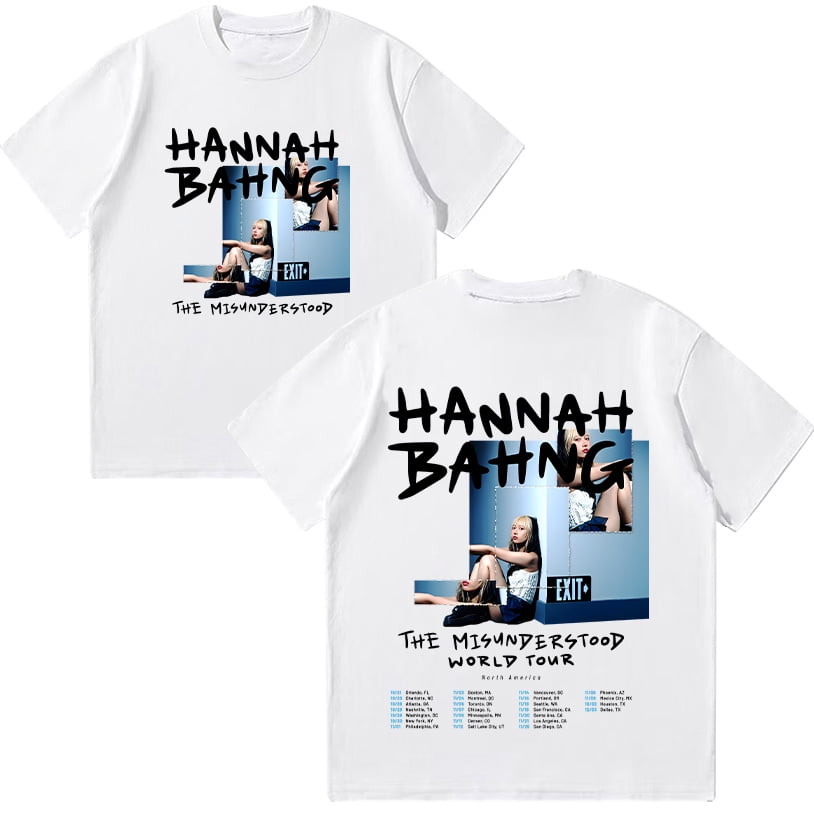 TIANCHU Hannah Bahng The Misunderstood World Tour Merch Graphic ...
