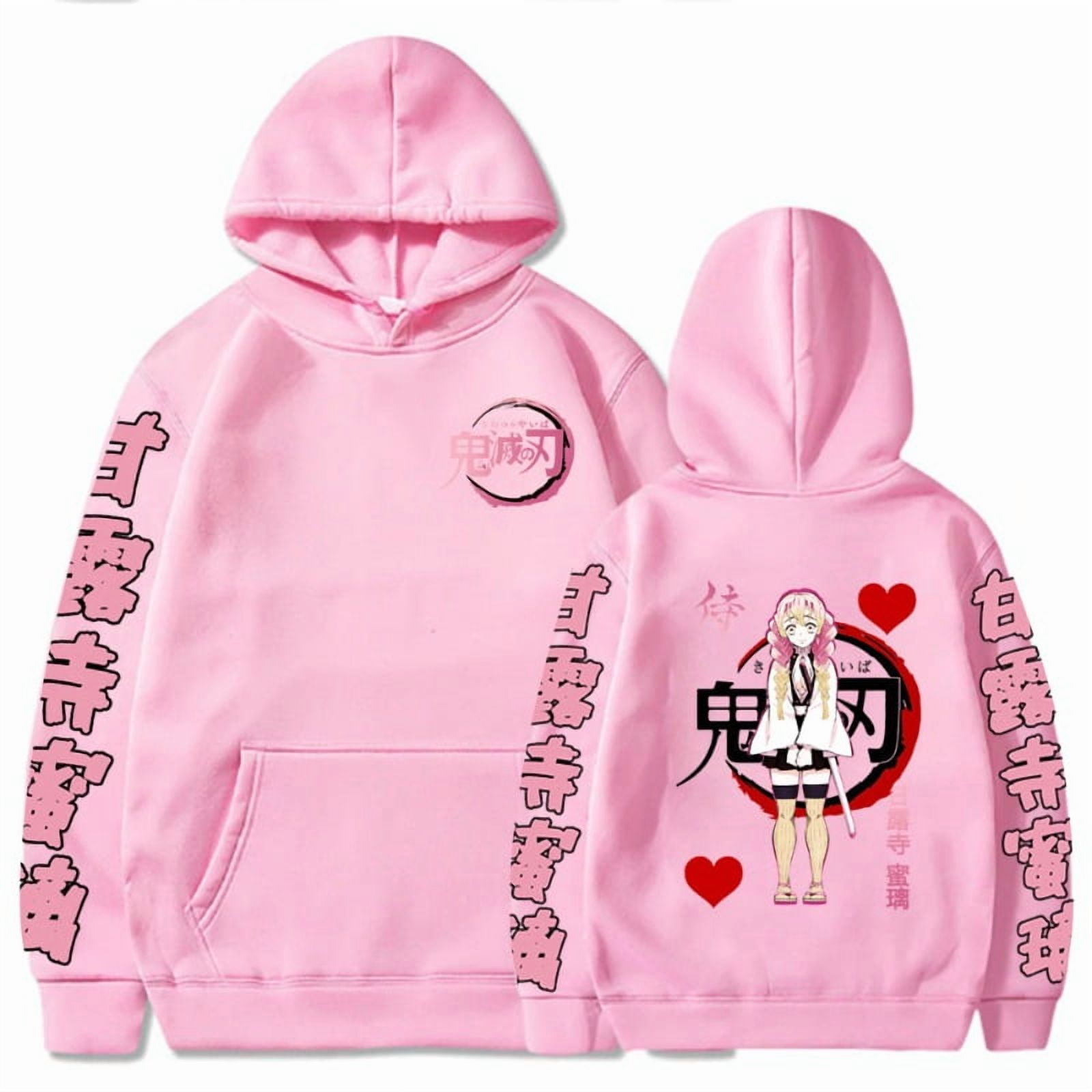 TIANCHU Kimetsu no Yaiba Kanroji Mitsuri Anime Print Hoodie - Unisex ...
