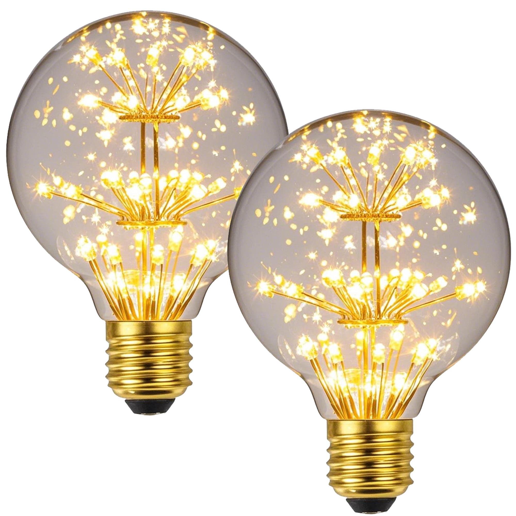 TIANFAN 2Pcs/Pack G25/G80 Edsion Led Bulb Globe Firework Filament Light ...