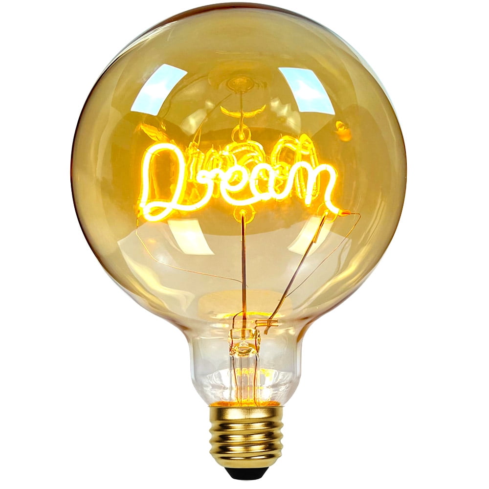 TIANFAN G40 Big Edsion Led Bulb Globe Dream Filament Light Bulb 4W ...