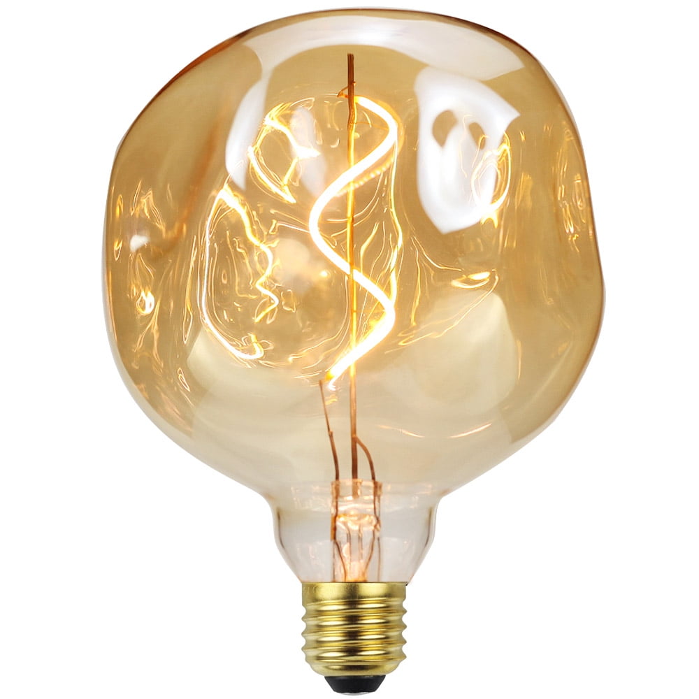 TIANFAN G40 Big Edsion Led Bulb Specail Shaped Stone Spiral Filament ...