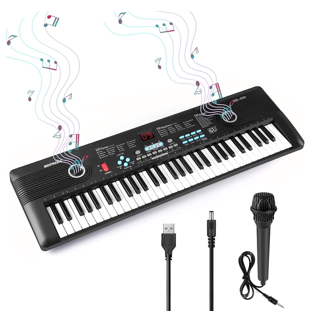 TIANLAIMEI 61 Keys Electric Piano Music Electronic Keyboard for ...