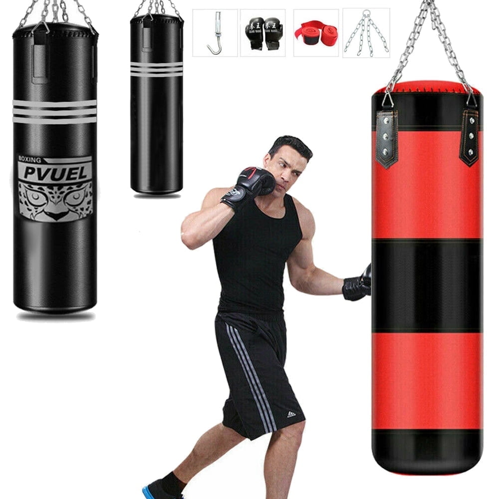 TIANLAIMEI Hanging Heavy Boxing Punching Bag with Gloves for Adult ...