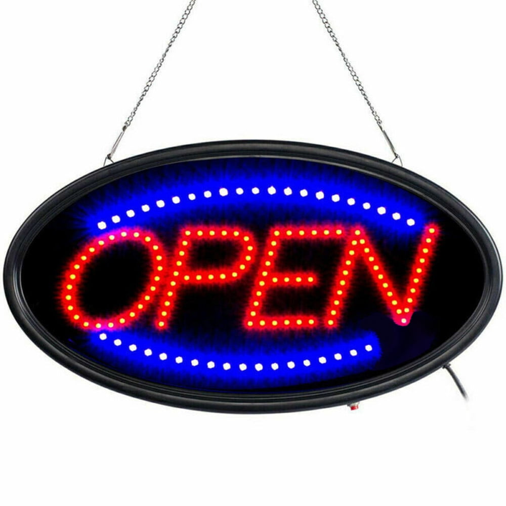 TIANLAIMEI Open Business Sign Store LED Neon Light Animated Motion ...