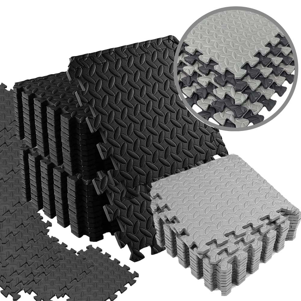 TIANLAIMEI Puzzle Gym Flooring Set, EVA Soft Foam Floor Mat ...