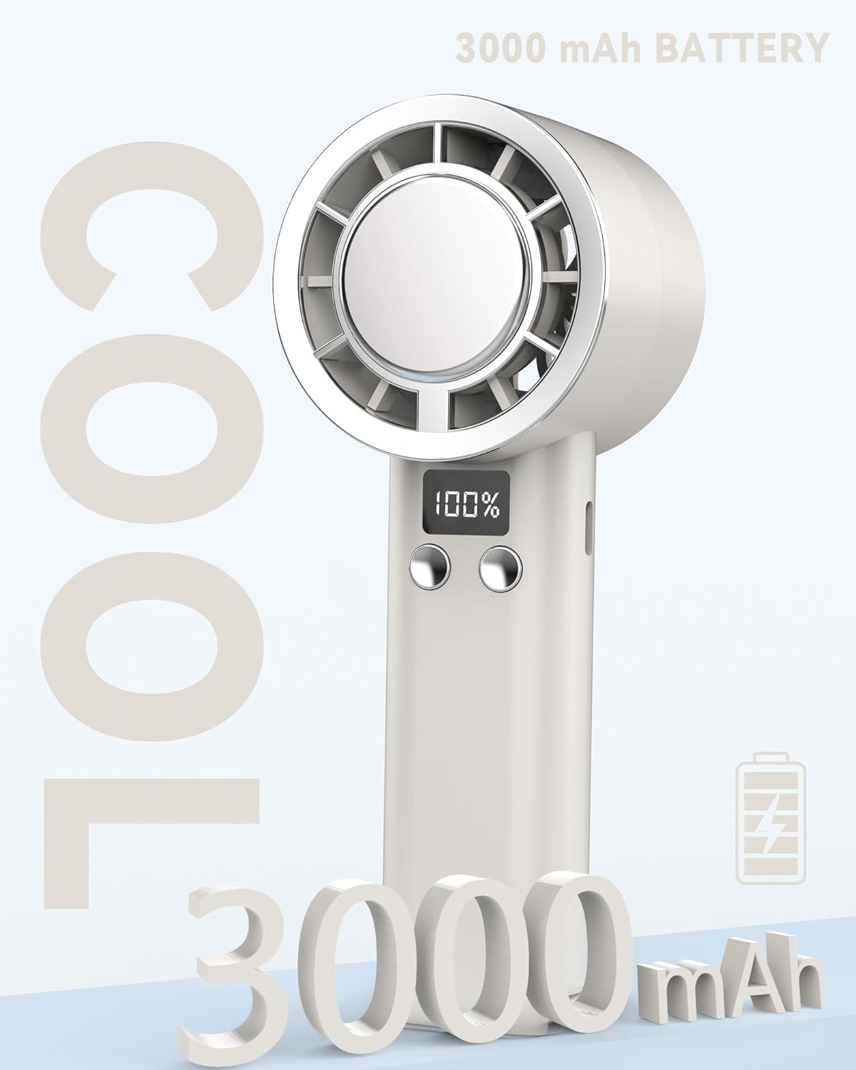 TIANMZC-Protable Handheld Fans Quick Cooling: Personal Hand Fan Type-C ...