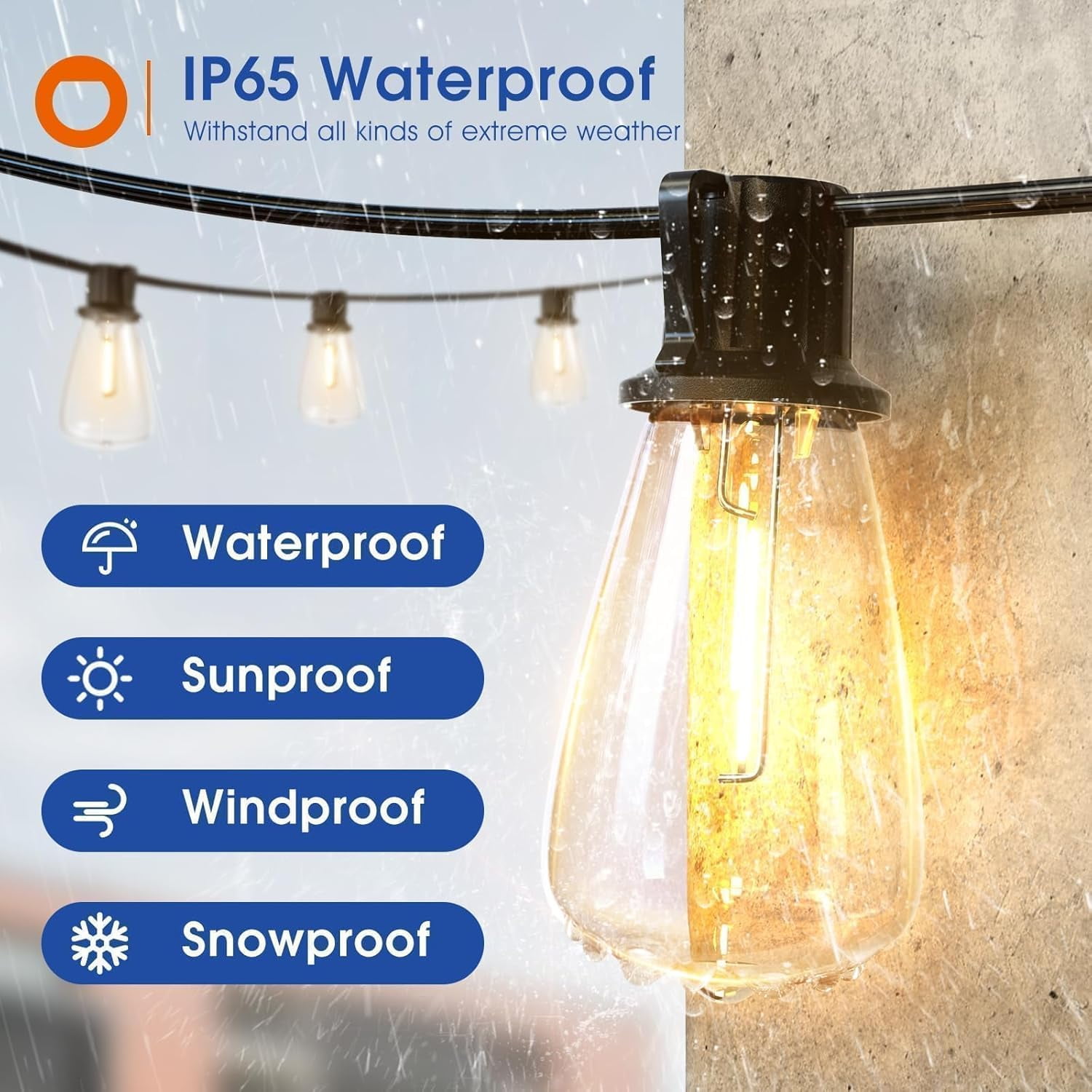 TIANMZC-Solar Globe Lights Outdoor Waterproof - Cracked Glass Ball ...