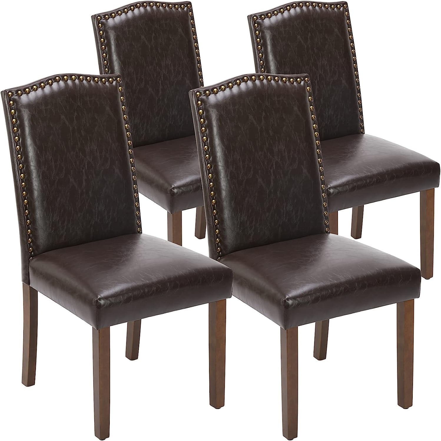 TIANTAI Upholstered Dining Chairs Set of 4, Modern Fabric Dining Room ...