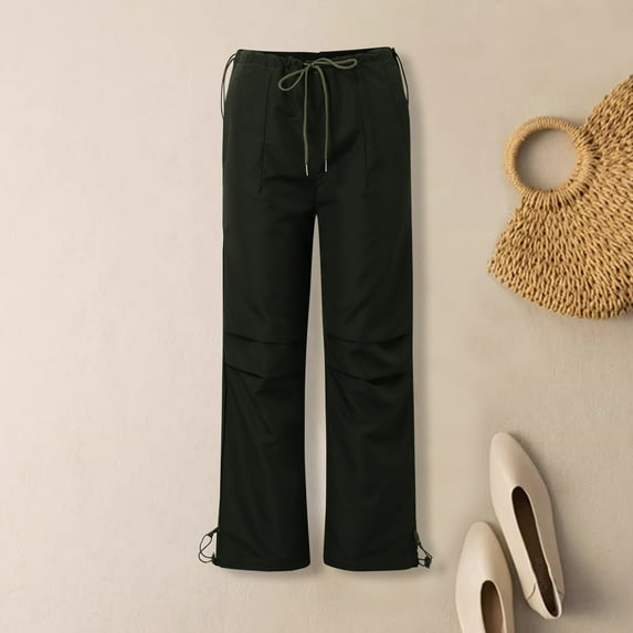 TIANZEN Cargo Pants Women High Waisted Baggy Pants Parachute Pants For ...