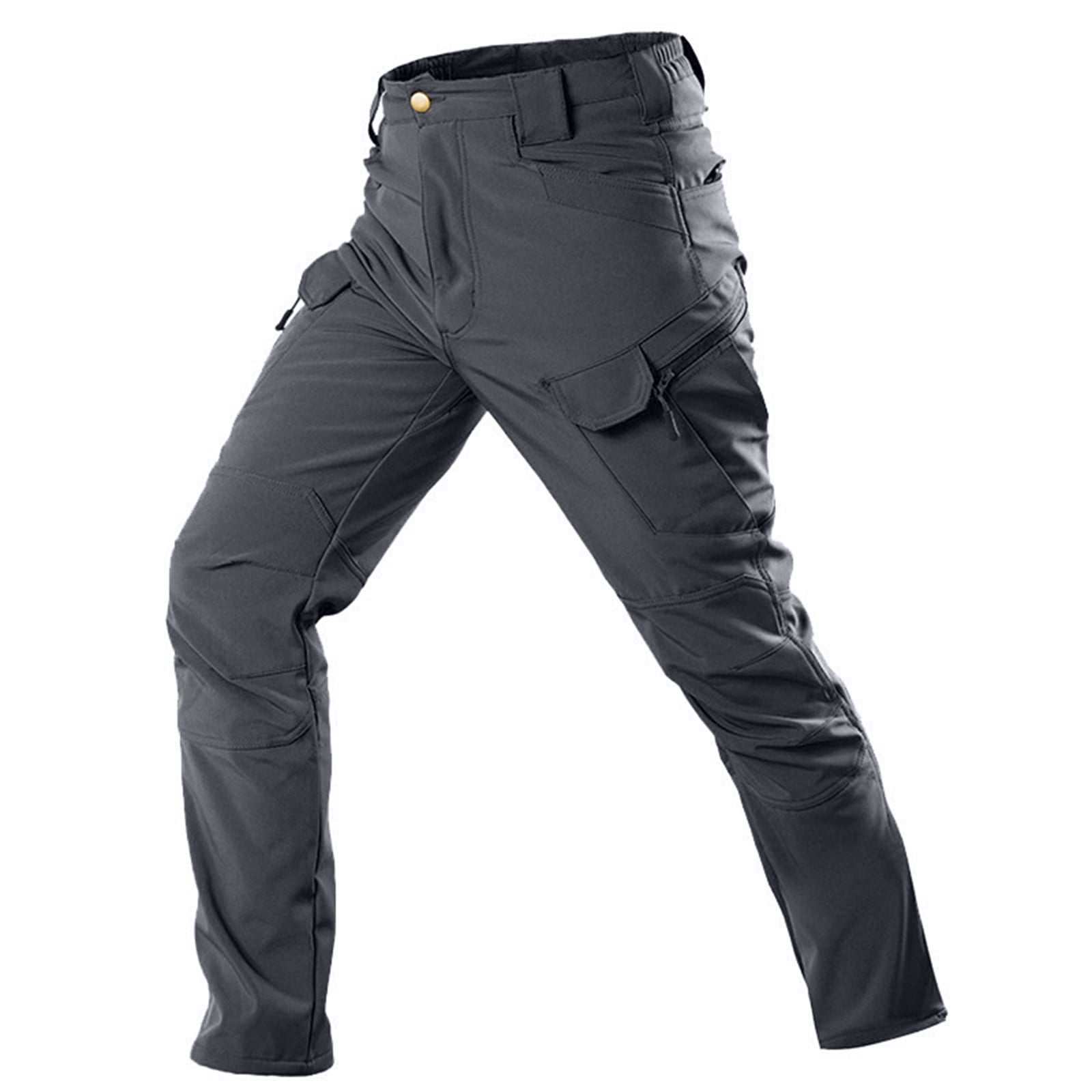 TIANZEN Fashion Men Casual Outdoors Button Pocket Work Trouser Cargo ...