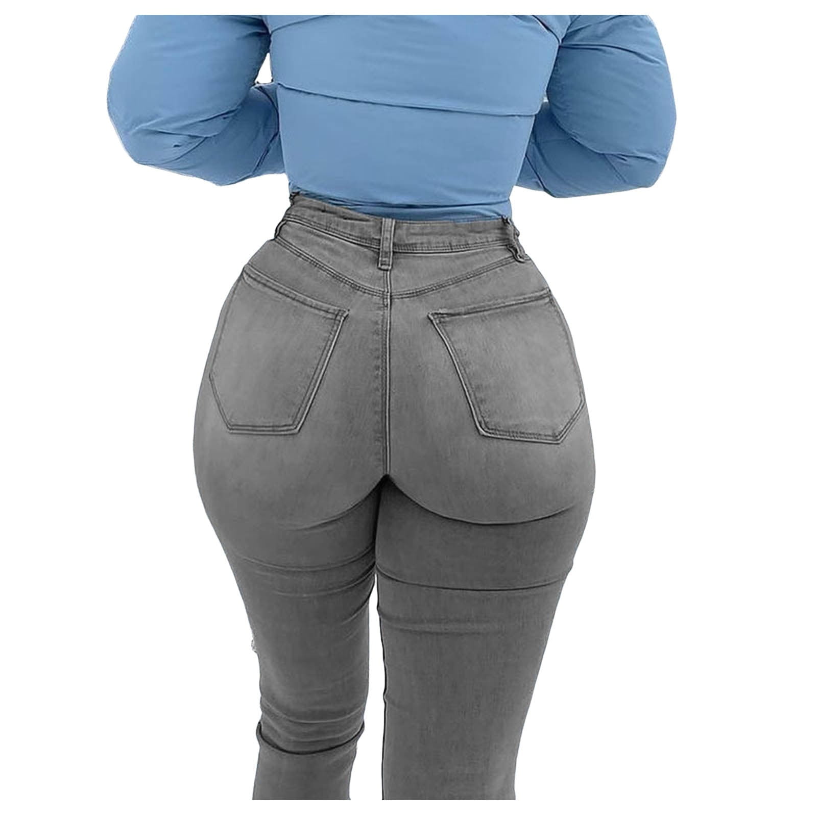 TIANZEN Lifting Skinny Jeans For Women High Waisted Cola Push Up Jeans ...