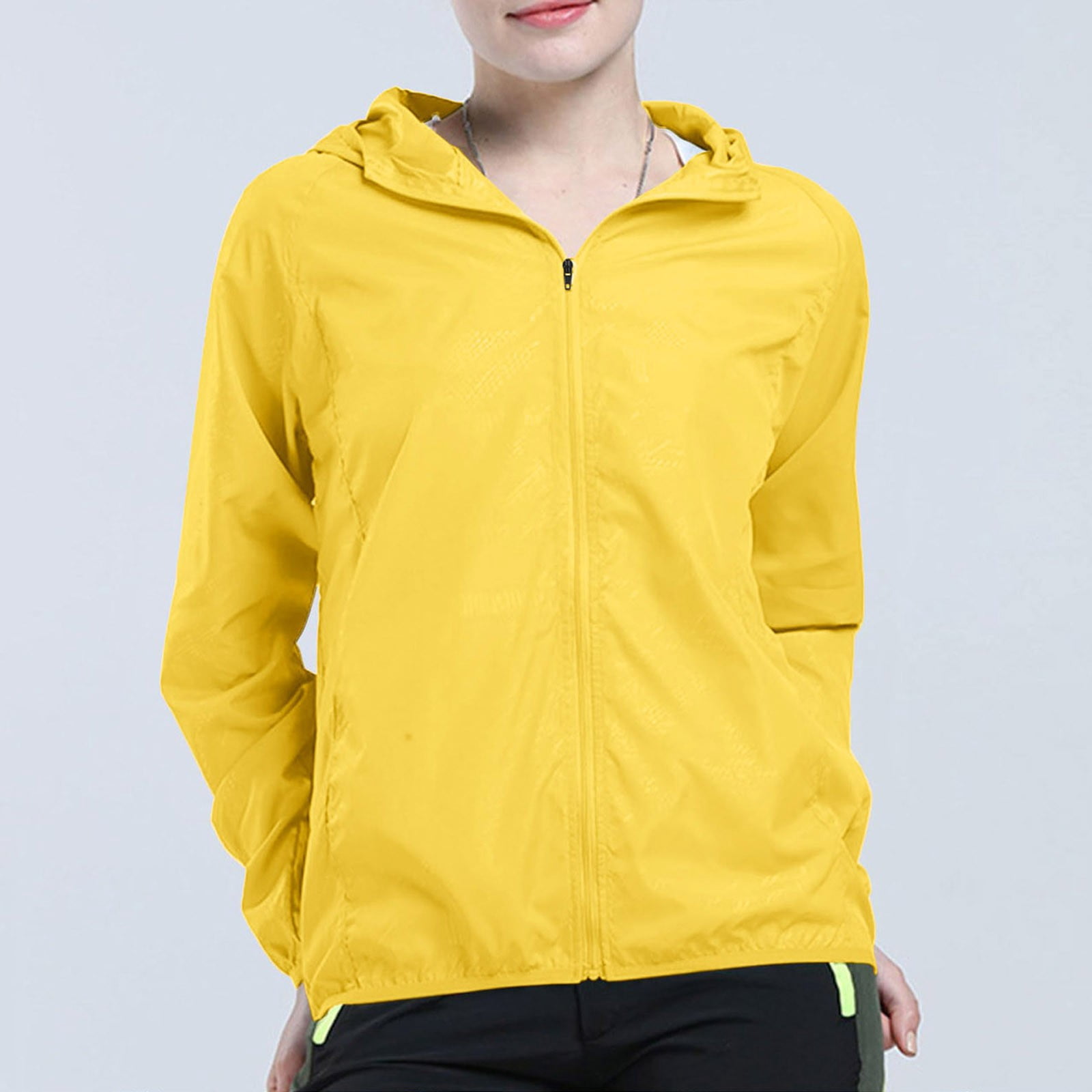 TIANZEN Lightweight Rain Jacket Women's Raincoat Transition Jacket ...