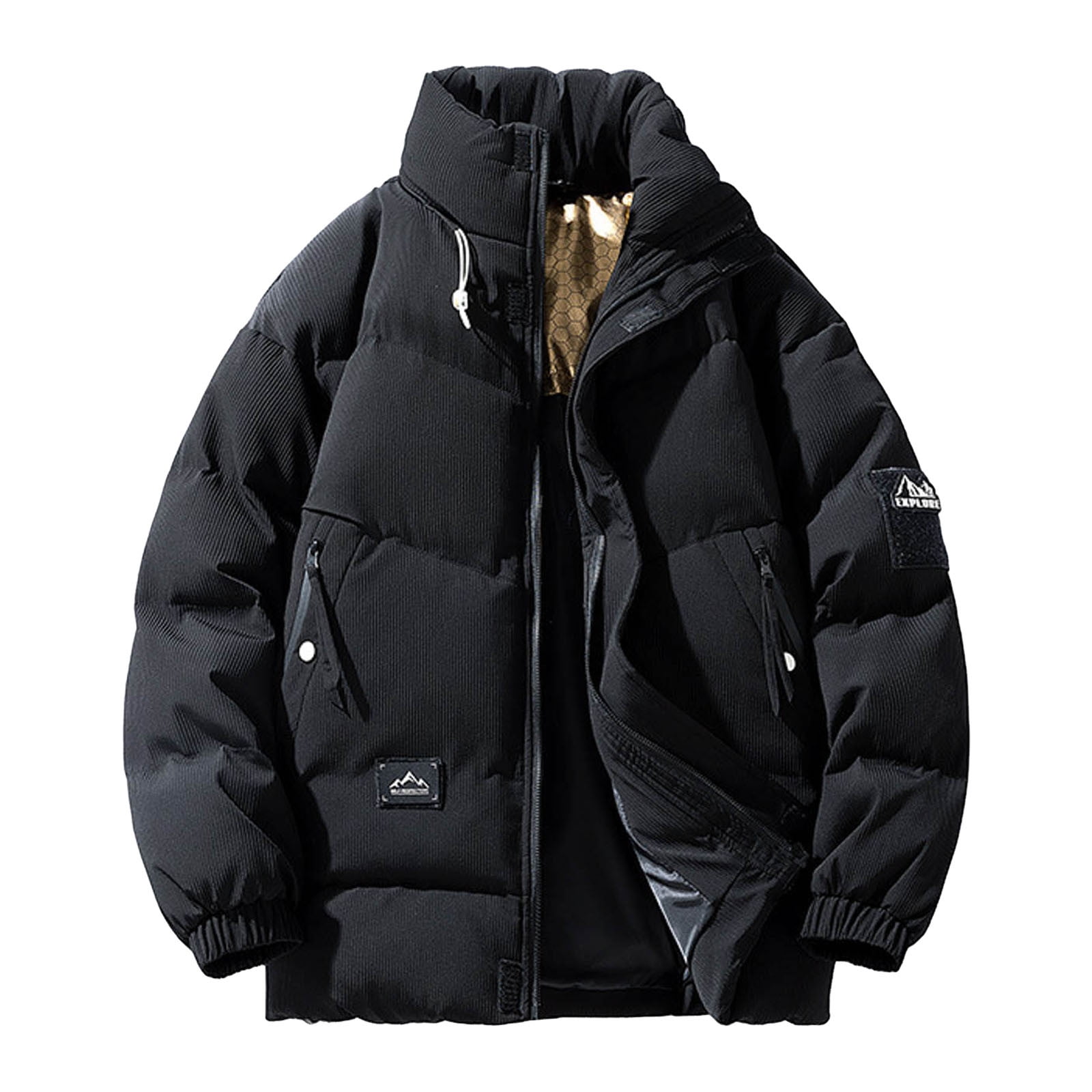 TIANZEN Men Autumn And Winter Padded Coat Plus Plus Code Thick Coat ...