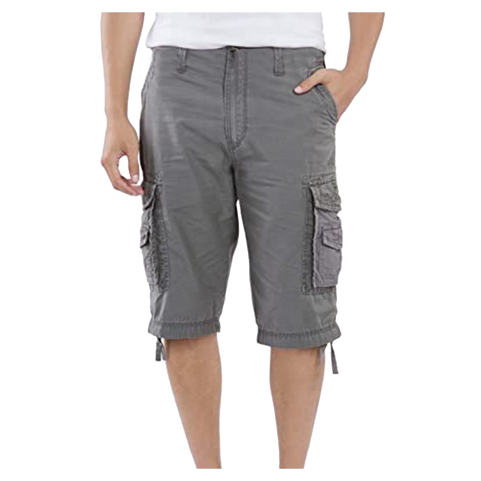 TIANZEN Men's Casual Slim Sports Pants Ankle-Length Trousers Baggy ...