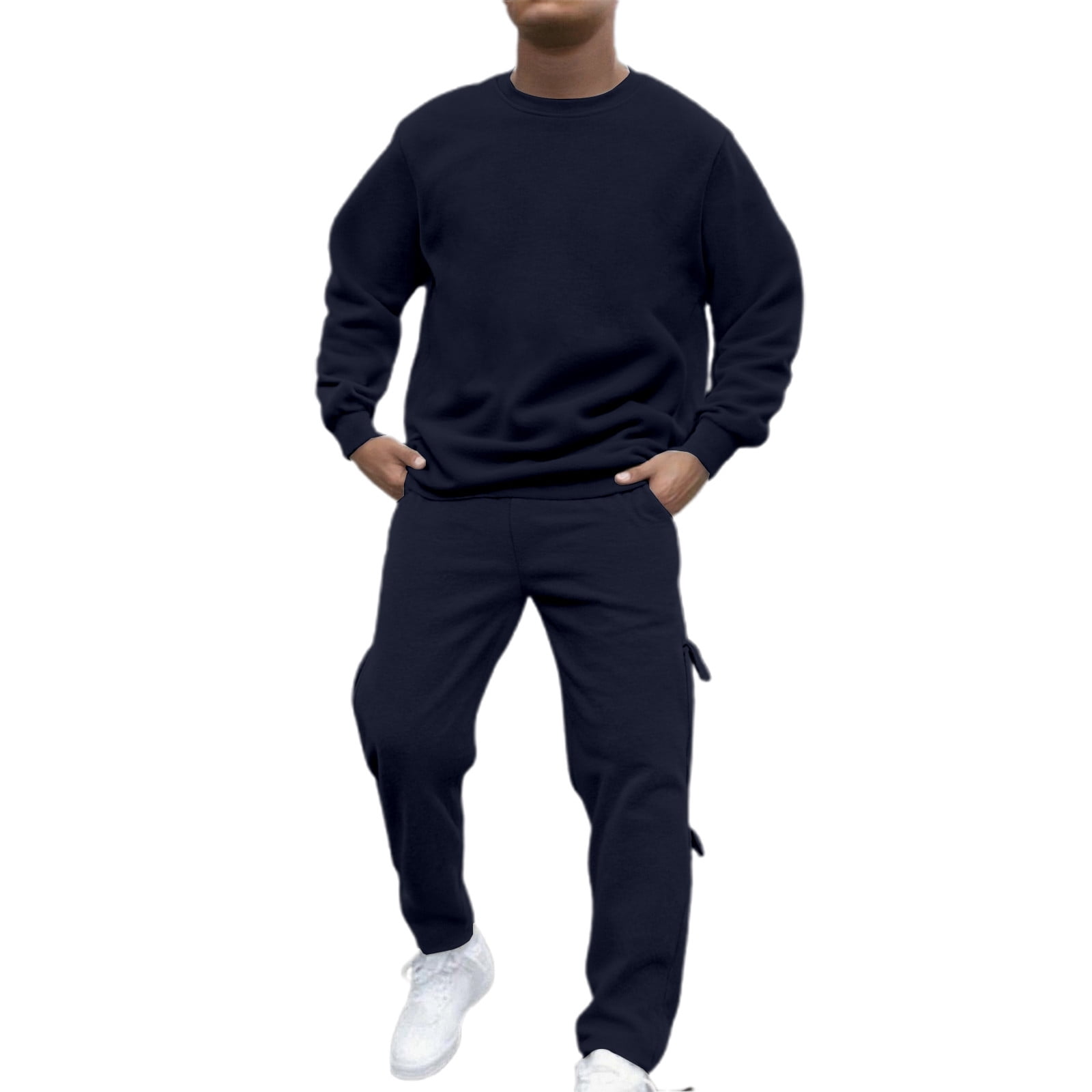 TIANZEN Men's Casual Solid Color Suit Set Comfortable Slim Fit And ...