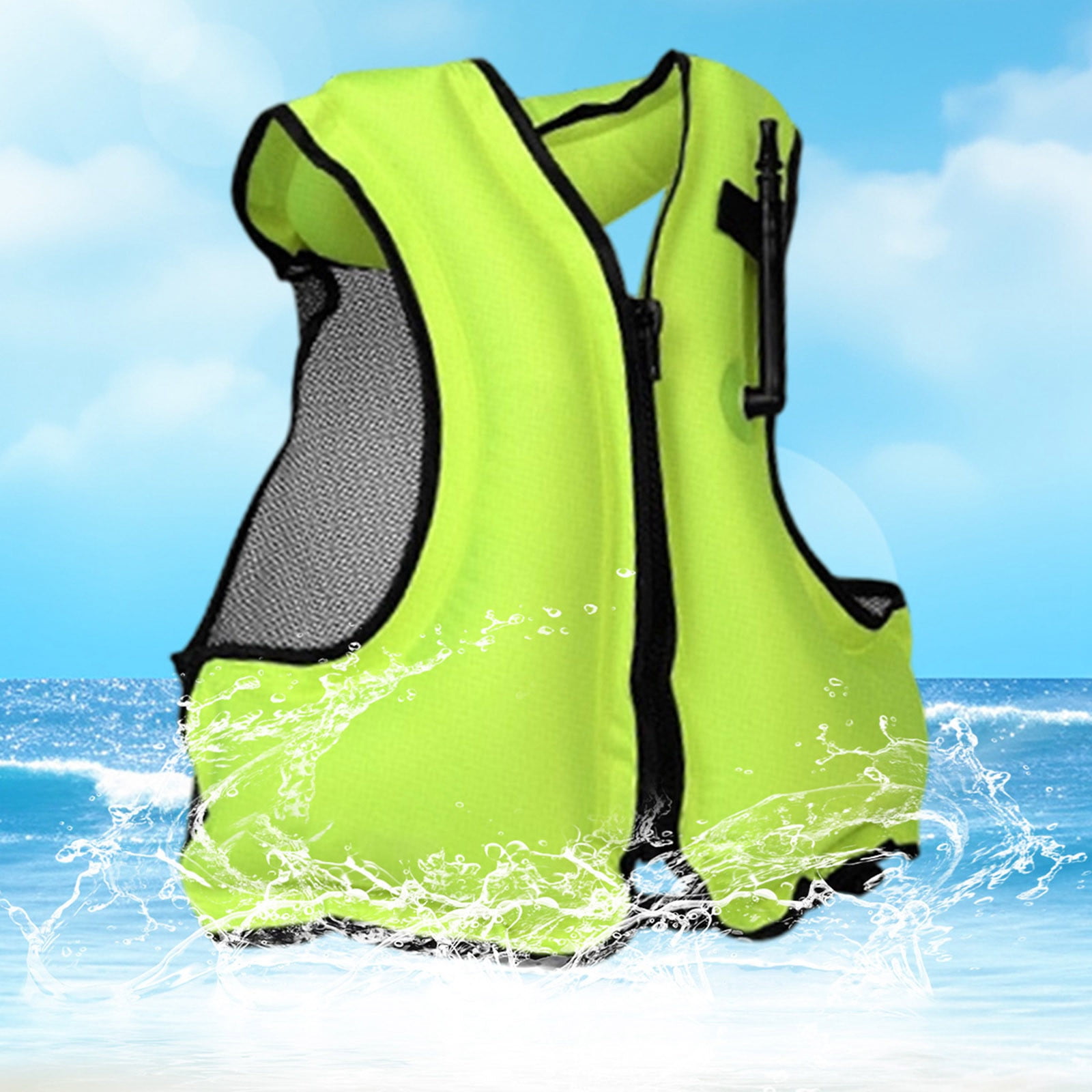 TIANZEN Plus Size Swimwear For Women Inflatable Swim Vest Comfortable ...