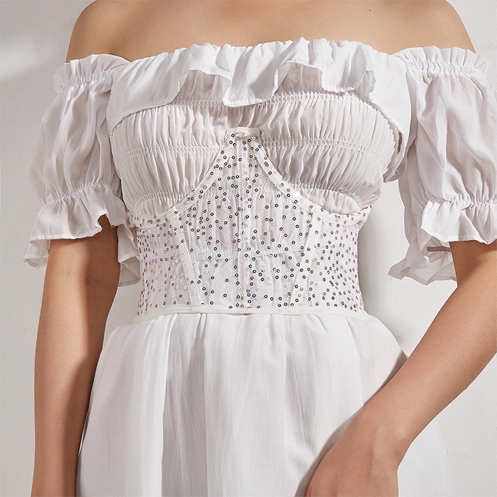 TIANZEN Strap To Work Outside A Small Vest Bead Waist Girdle Chest ...