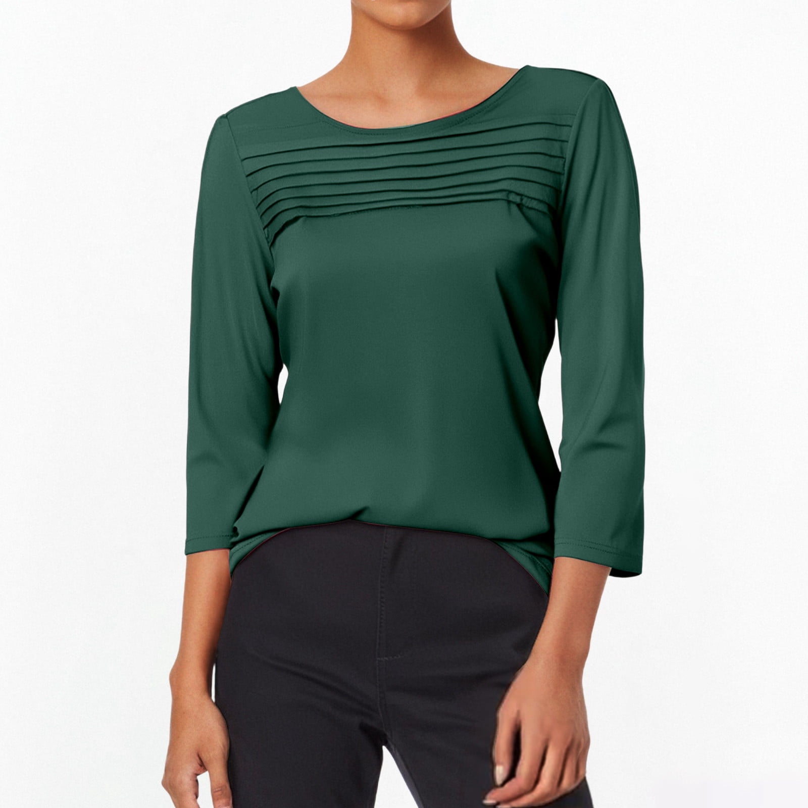 TIANZEN Trendy Plus Size Tops For Everyday Wear Loose Fit Comfortable ...