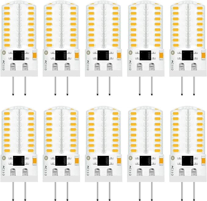 TIANZHILANSKY Pack 10 Mini G4 LED Bulb Dimmable 110V 120V 2.6W 280 ...