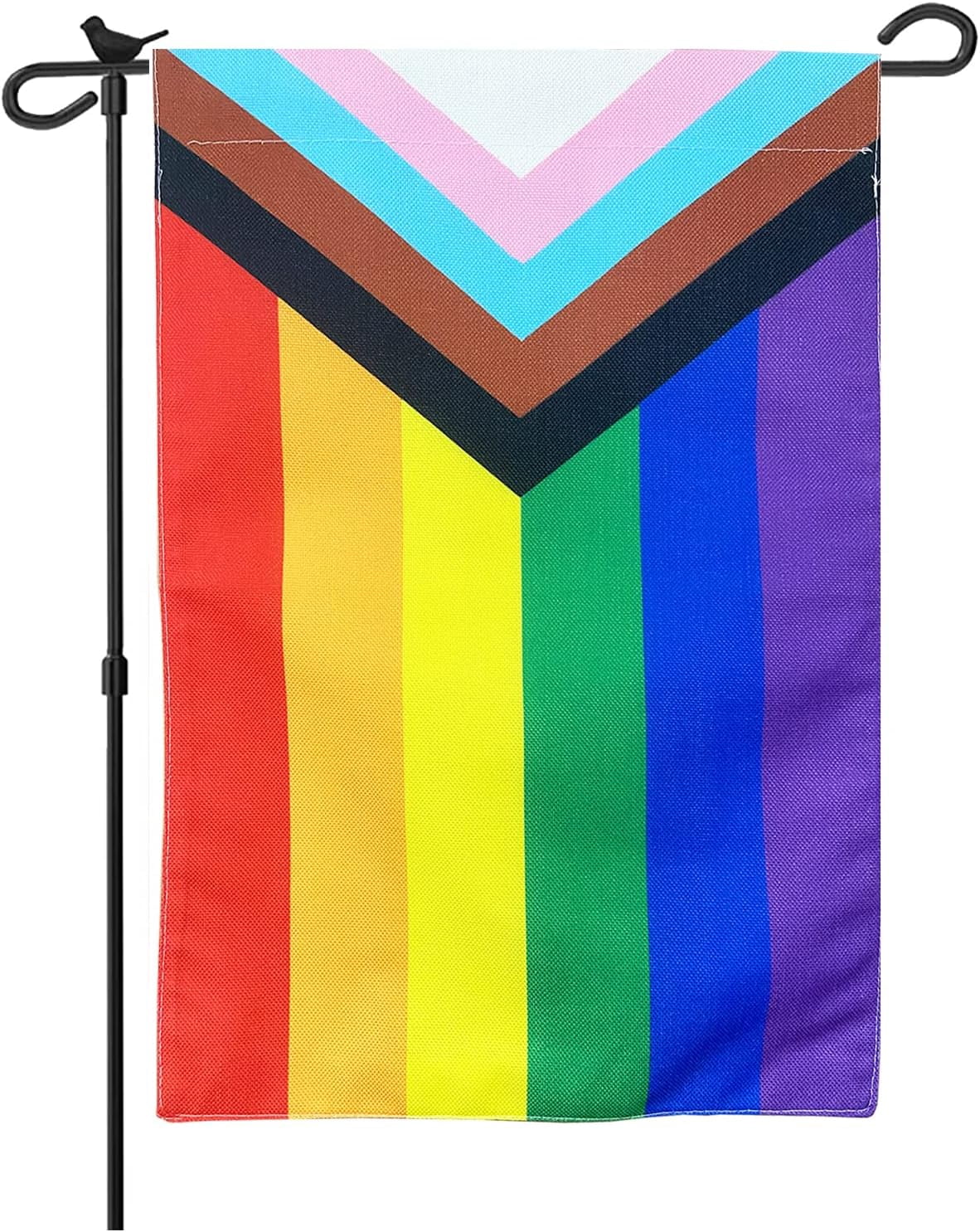 TIAOTIAOHOU Progress Pride Garden Flag - Small Rainbow LGBT Flags 12x18 ...