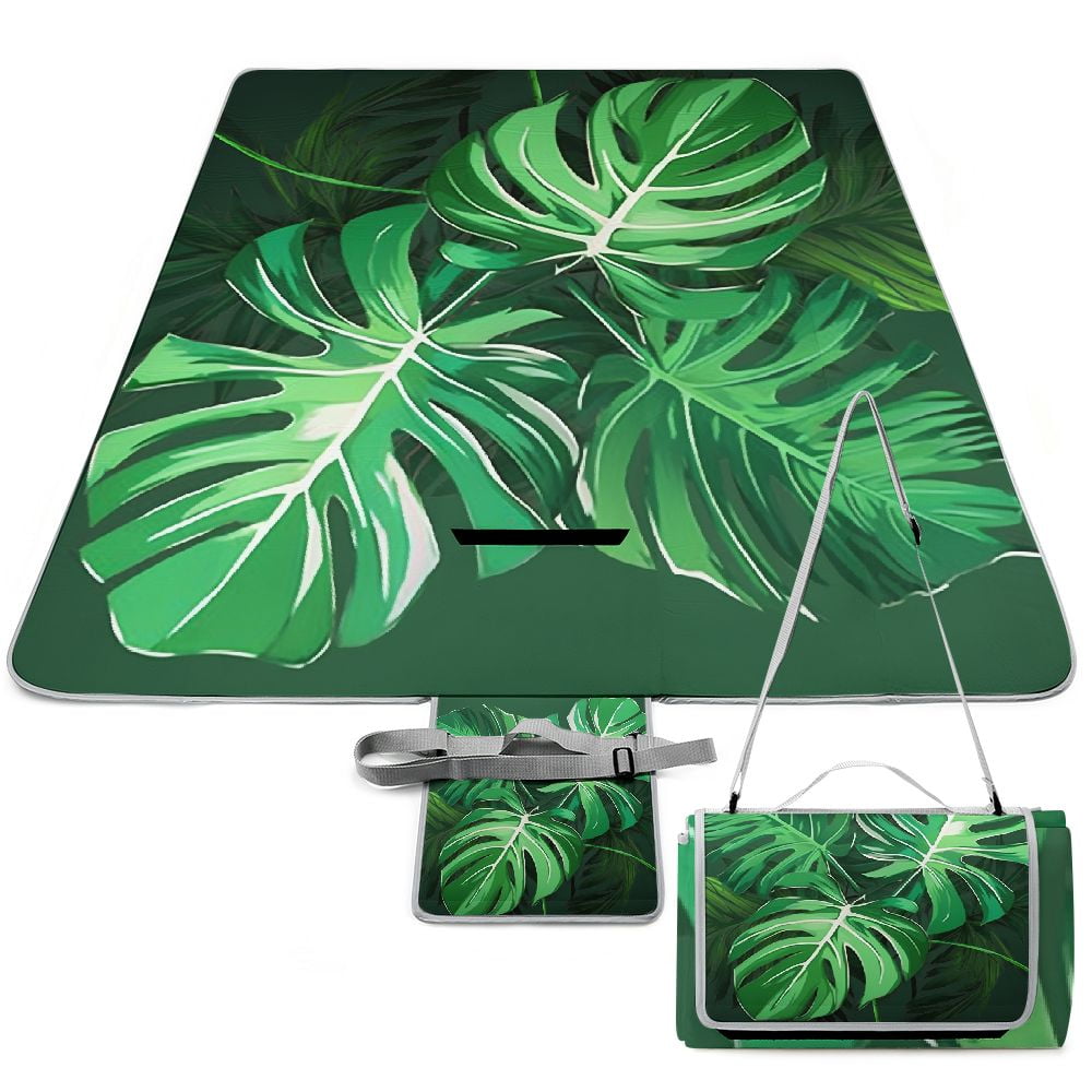 TIAOTIAOHOU Sand Proof and Waterproof Portable Beach Mat for Camping ...