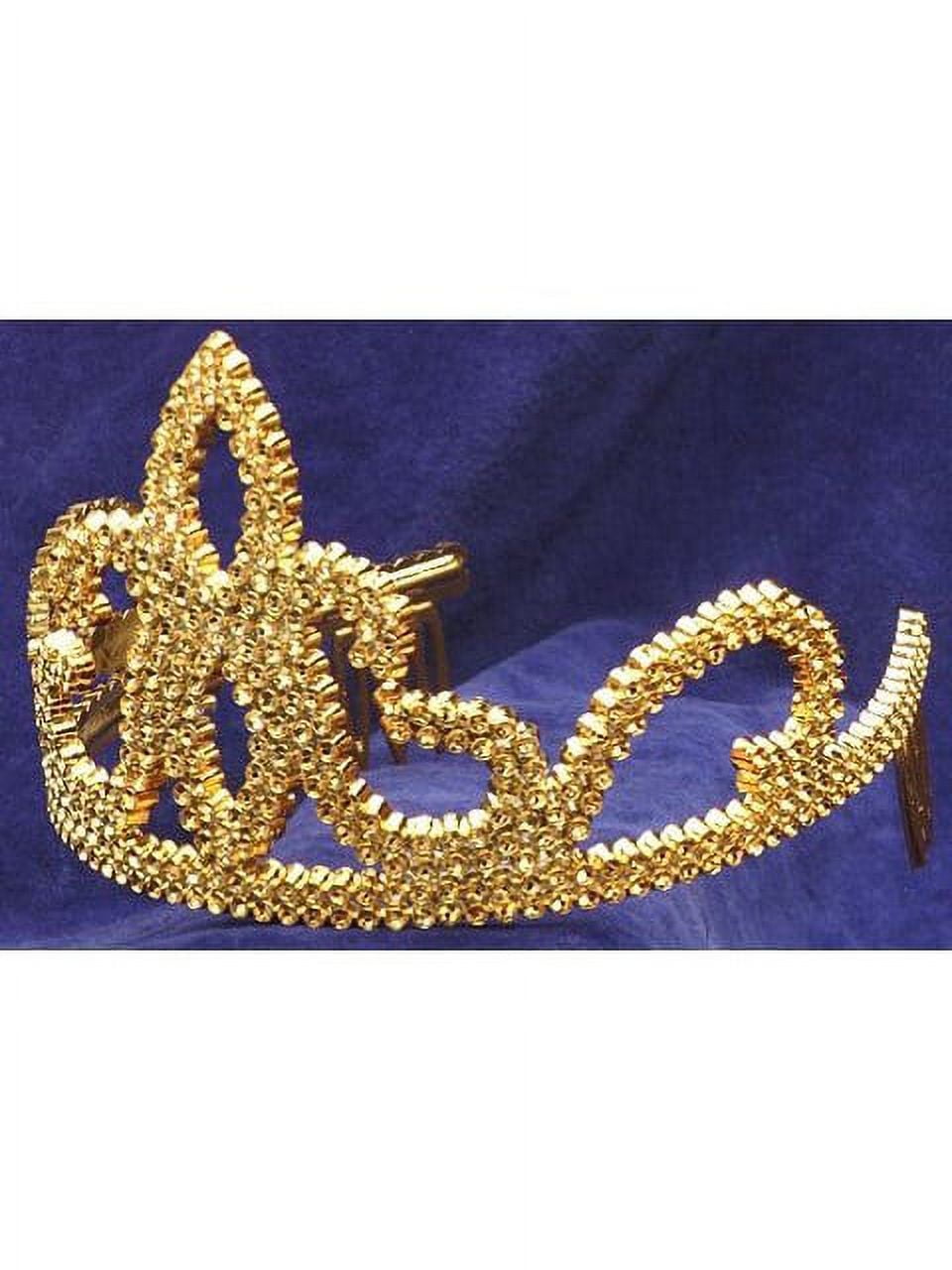 TIARA-PLASTIC W/ COMBS GOLD - Walmart.com