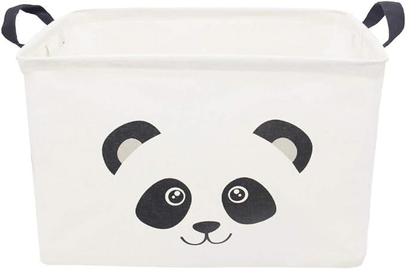 TIBAOLOVER Rectangle Storage Bin Shelves Storage Basket with Handles ...