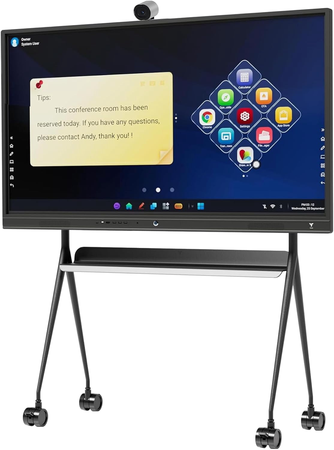 TIBURN HQ Board 75" R3 4K Smart Board, Android 13 Digital Whiteboard ...