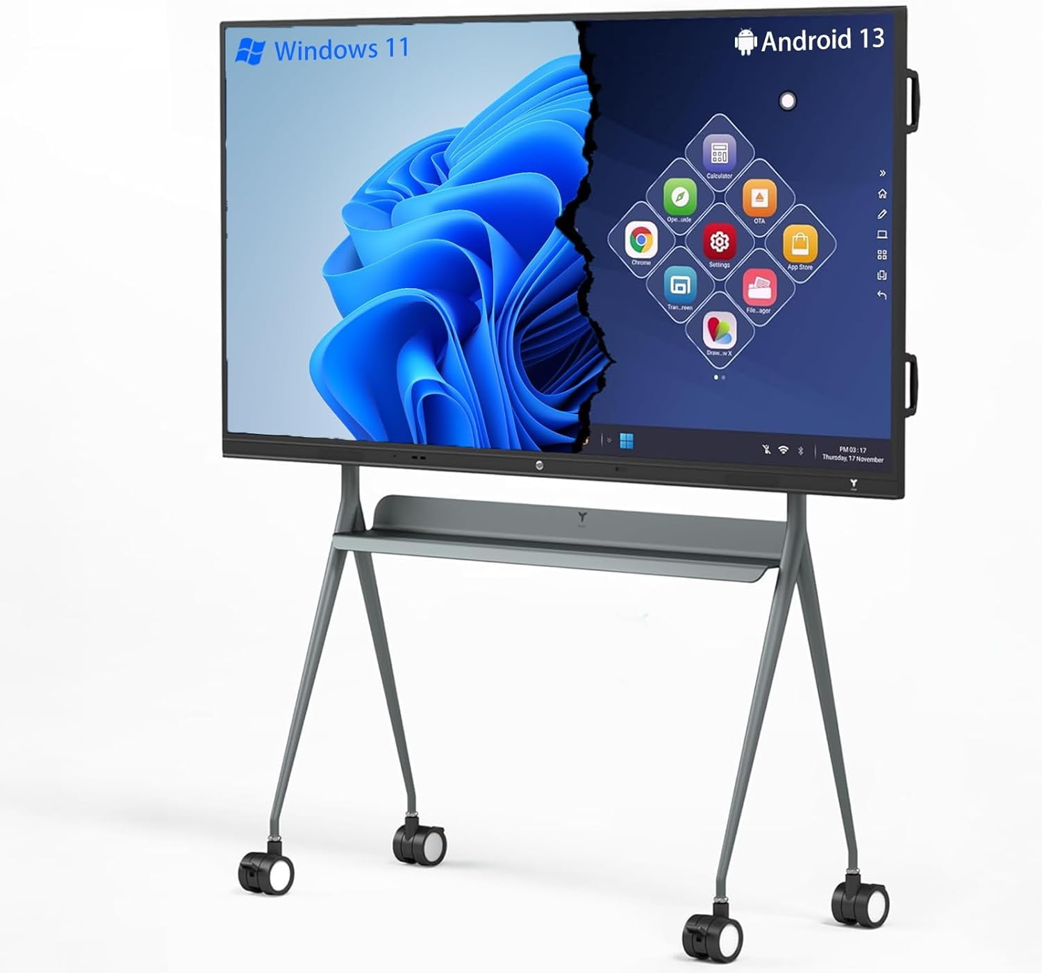 TIBURN HQ Board 75" R2 MAX，Smart Board 4K UHD Touch Screen All-in-One ...