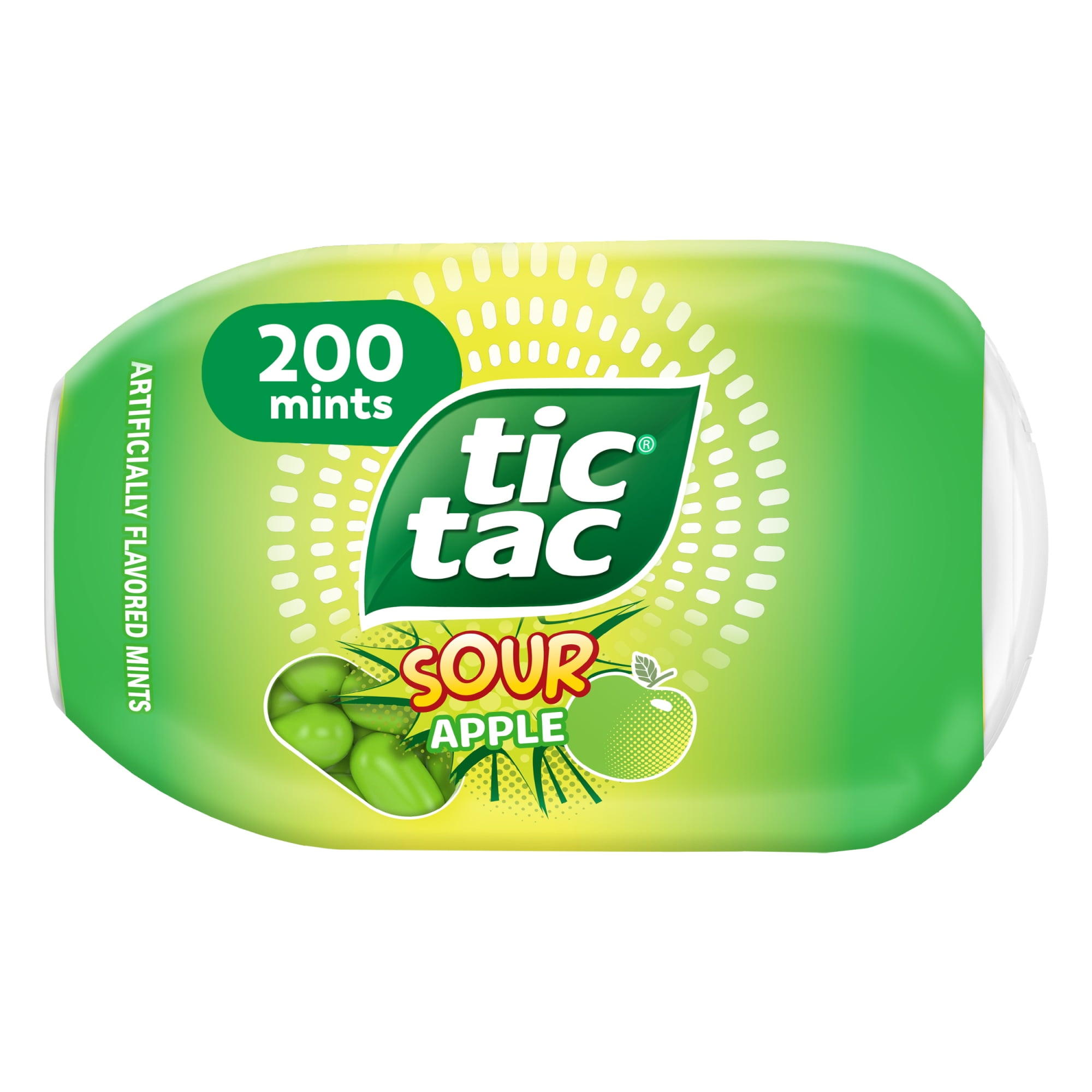 Tic Tac Sour Apple Mints, On-the-Go, Refreshing Sour Fruity Mints ...