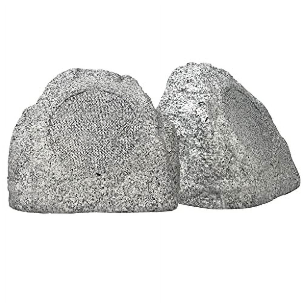 TIC TFS0-WG 5.5" Outdoor Weather-Resistant Rock Speakers (Pair) - White ...